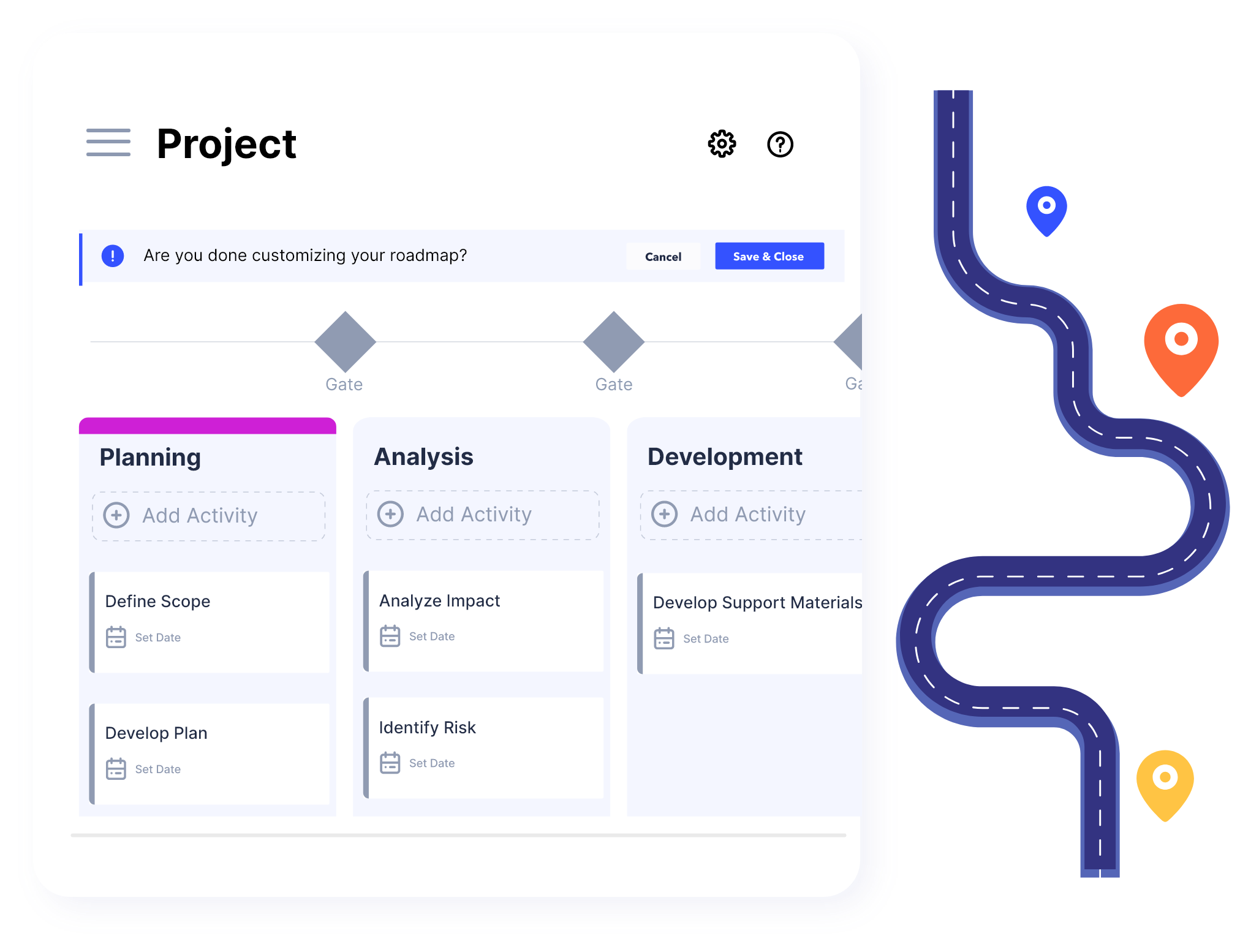 Roadmaps - Features - Planally